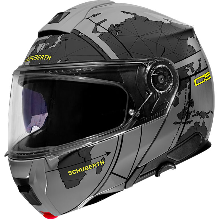 SCHUBERTH C5 GLOBE GREY - Motorbros & Gorilla Chic