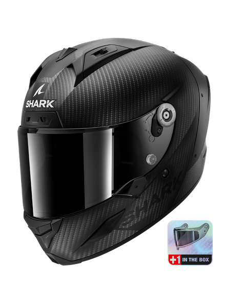 SHARK AERON CARBON SKIN Mat Carbon Black Carbon - Motorbros & Gorilla Chic