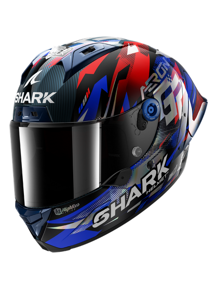 SHARK AERON-GP FIM RACING #1 REPLICA ZARCO VICTORY 2025 Carbon Blue ...